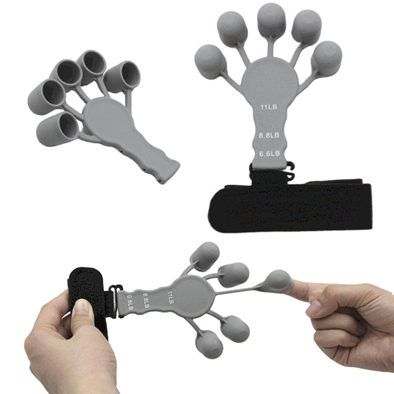 Indoor Finger Expander Enhanced Rubber Expander Gray Indoor Silicone ...