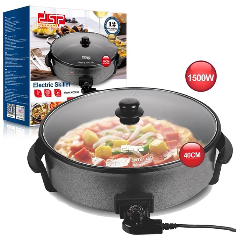 DSP Electric Frying Pan 1500W Multi-functional Electric Frying Pan High ...