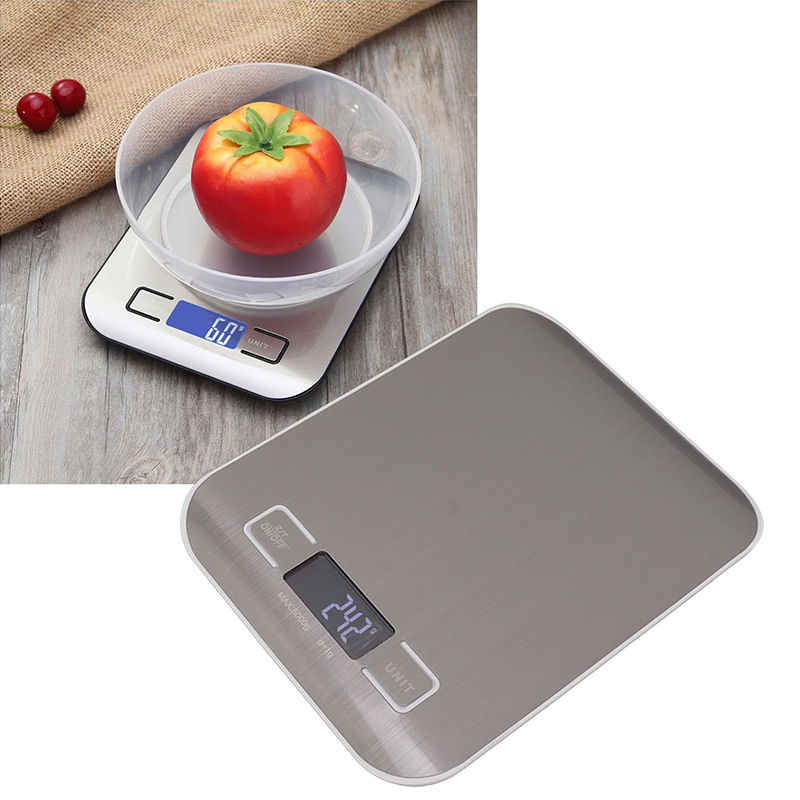 DSP Kitchen Scale 1Kg-5kg Silver Digital LED Display Kitchen Scale ...