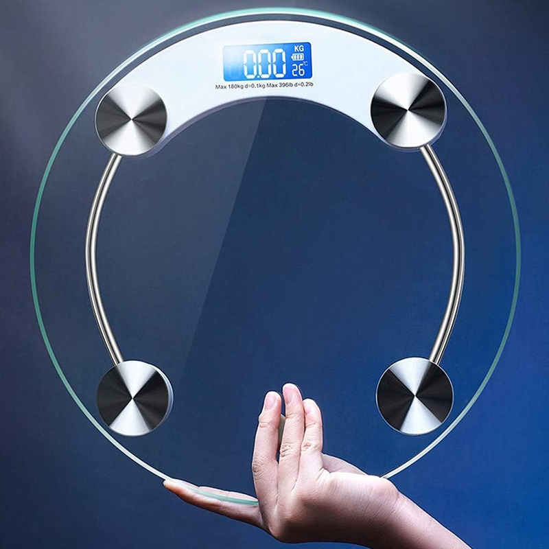 Digital Electronic Weight Scale High Accuracy Round Design Portable ...