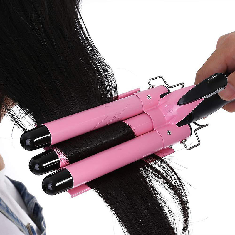 Professional Ceramic Hair Curler With Ion Technology 3 Barrel Hair ...