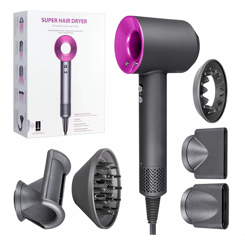 3 Speed LEAFLESS HAIR DRIER Electric High Power Air Dryer Multi-styler ...