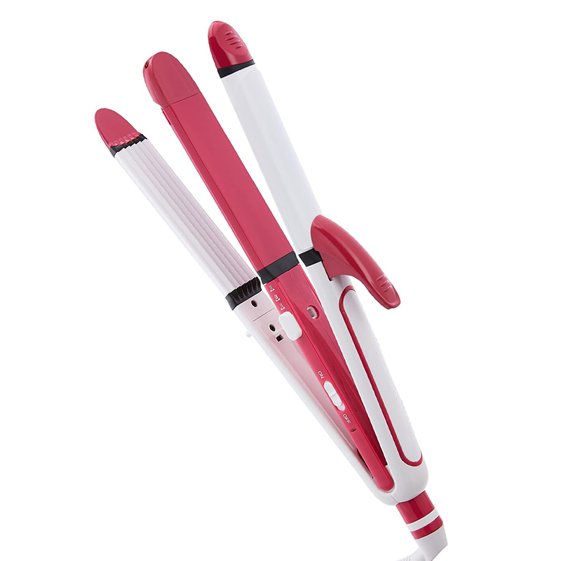 3-in-1 BlueTop Ceramic Hair Curling Iron Multifunctional Professional ...