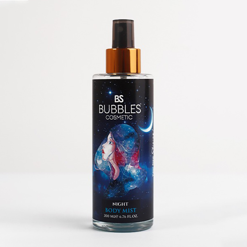 BODY MIST NIGHT Bs Bubbles Cosmetics Night Body Spray in 200 Ml ...