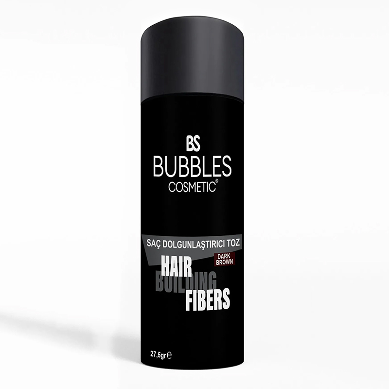 Bs Bubbles Cosmetic Hair Volumizing Topical Powder - Dark Brown Color ...