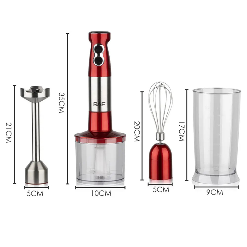 Variable Speed Professional RAF Immersion Blender 1000W Power 4-in-1 ...