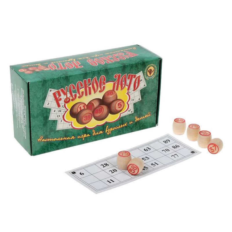 Russian Lotto Game Russkoe Loto New Desktop Lotto Game Set Lotto ...