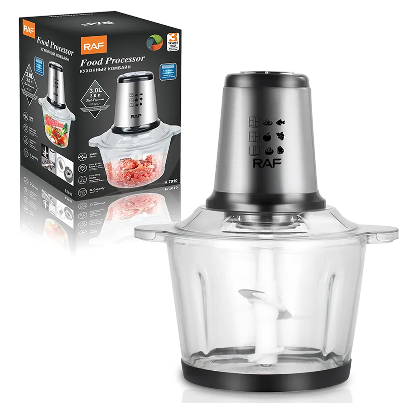 Multifunctional High Quality RAF Glass Chopper R.7010 Electric Kitchen ...