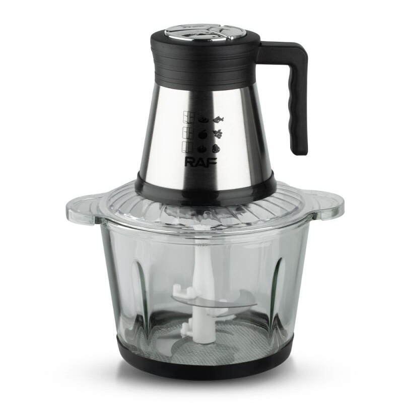 RAF Chopper 3L Capacity Glass Food Processor R.7037 Chopper 800W ...