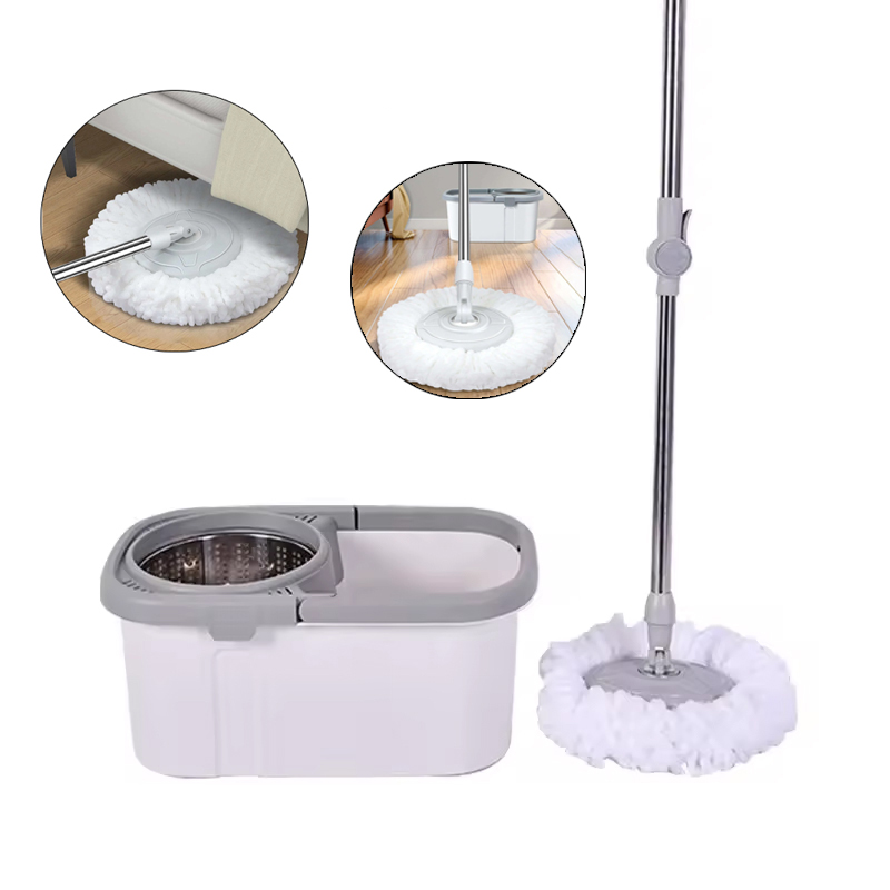 Home Modern Water Absorbent Mop Head Floor Cleaner Semi-Automatic Mop ...