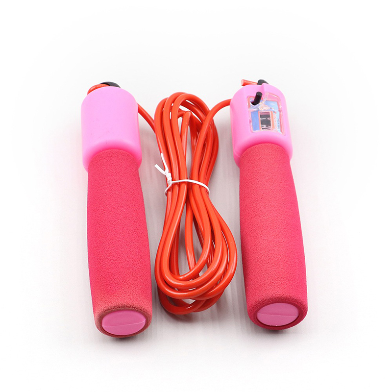 Adjustable Counting Skipping Rope Anti-Slip PVC Waterproof Speed ...