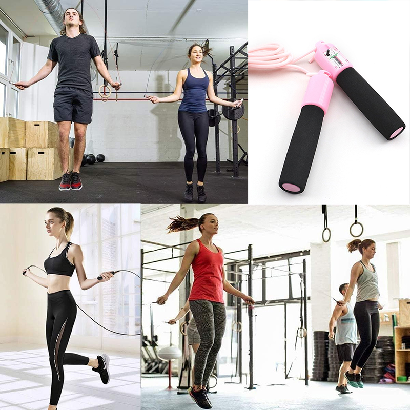 Rubber Jump Rope For Fitness Adjustable Rubber Colorful Jump Rope With ...