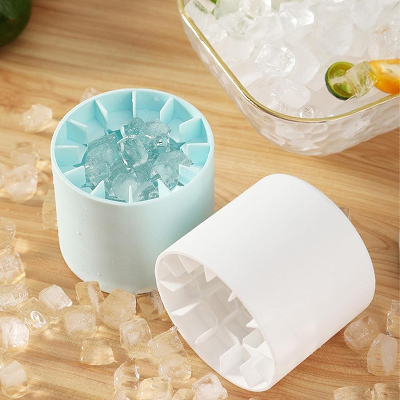 Freezer Ice Maker Reusable Silicone Ice Tray Whiskey Bourbon Wine Beer ...