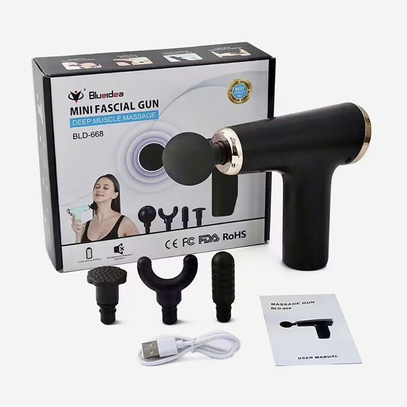 Electric Hand Massage Gun Neck Vertebra Back Muscle Massager BLD-668 ...