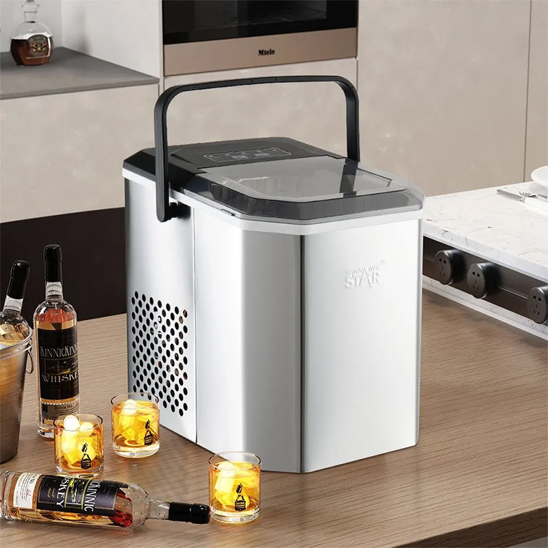 Winning Star ST9500 1.2 Liter Capacity Mini Portable Summer Ice Maker ...