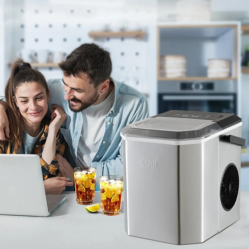 Winning Star ST9500 1.2 Liter Capacity Mini Portable Summer Ice Maker ...