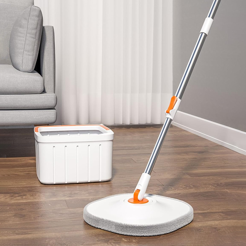 Floor Cleaner Automatic 360 Rotating Microfiber Wringing Mop Dry and ...