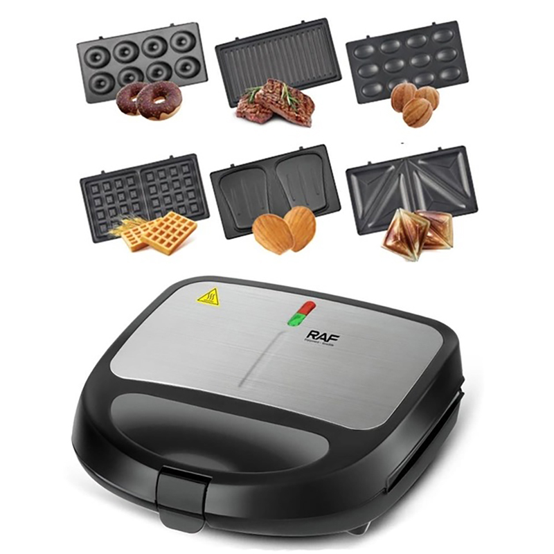 6-in-1 RAF Grill Multimaker Electric Multifunctional Toster with 6 ...