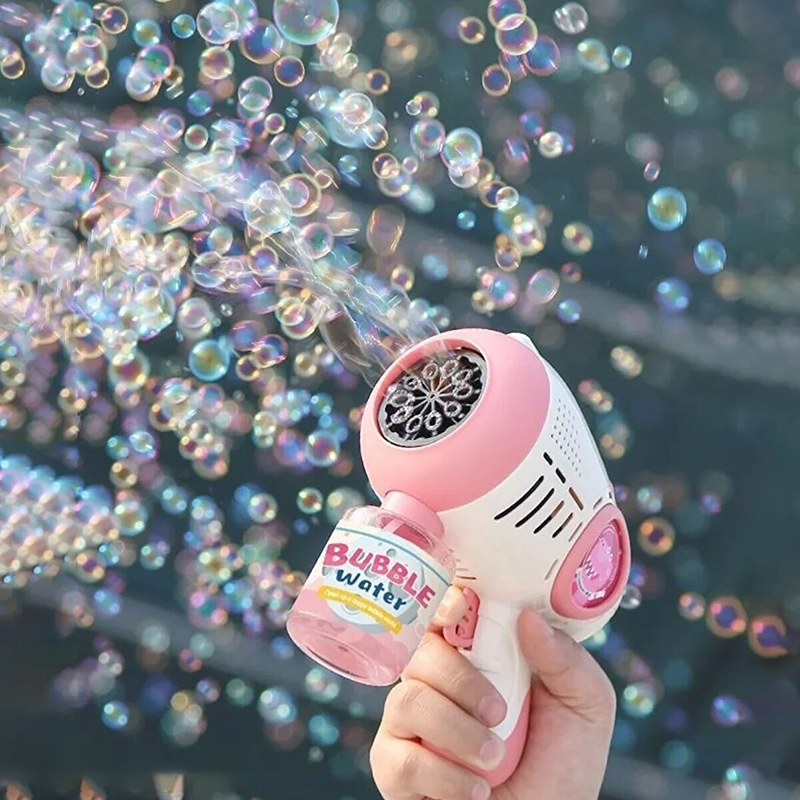 Popular Bubble Gun Kids Fully Automatic Water Gun Toy Gun Small Bubble ...