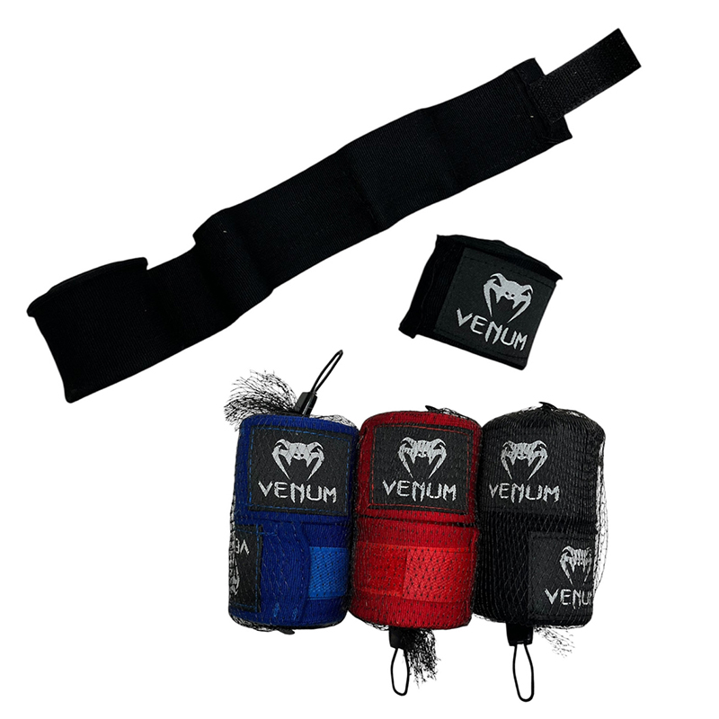 Wenum Boxing Bandage Black Boxing Wraps 2 x Cotton Wrap Bandage MMA ...