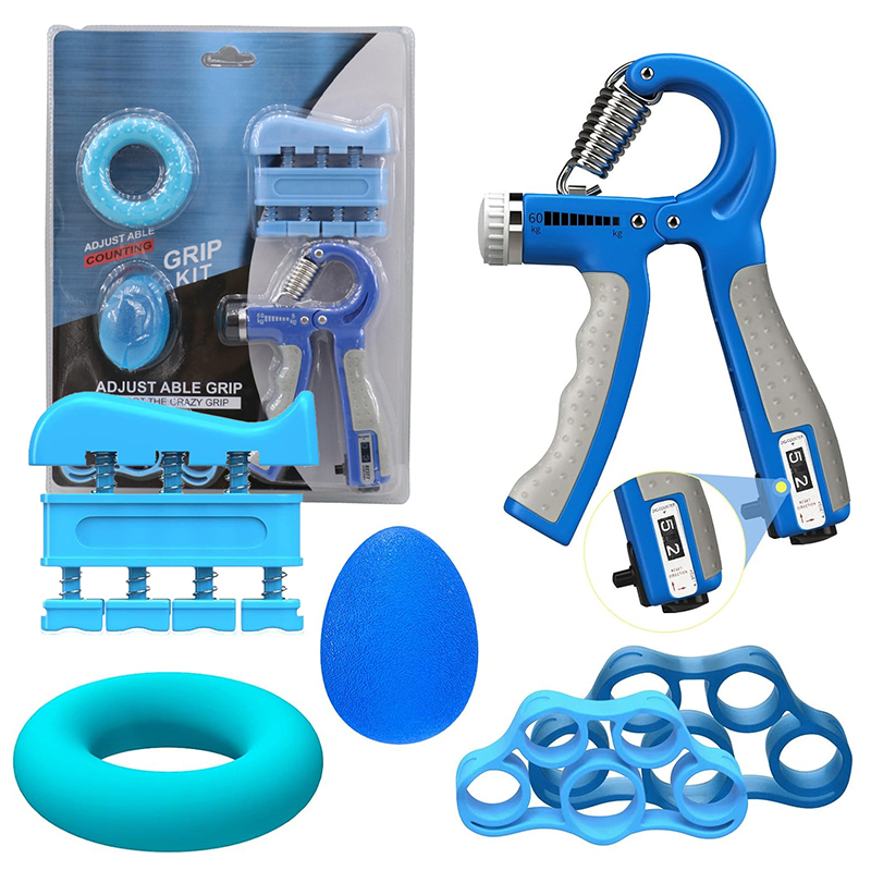 6-Piece Expander Set with Counting Function Adjustable Wrist Trainer ...