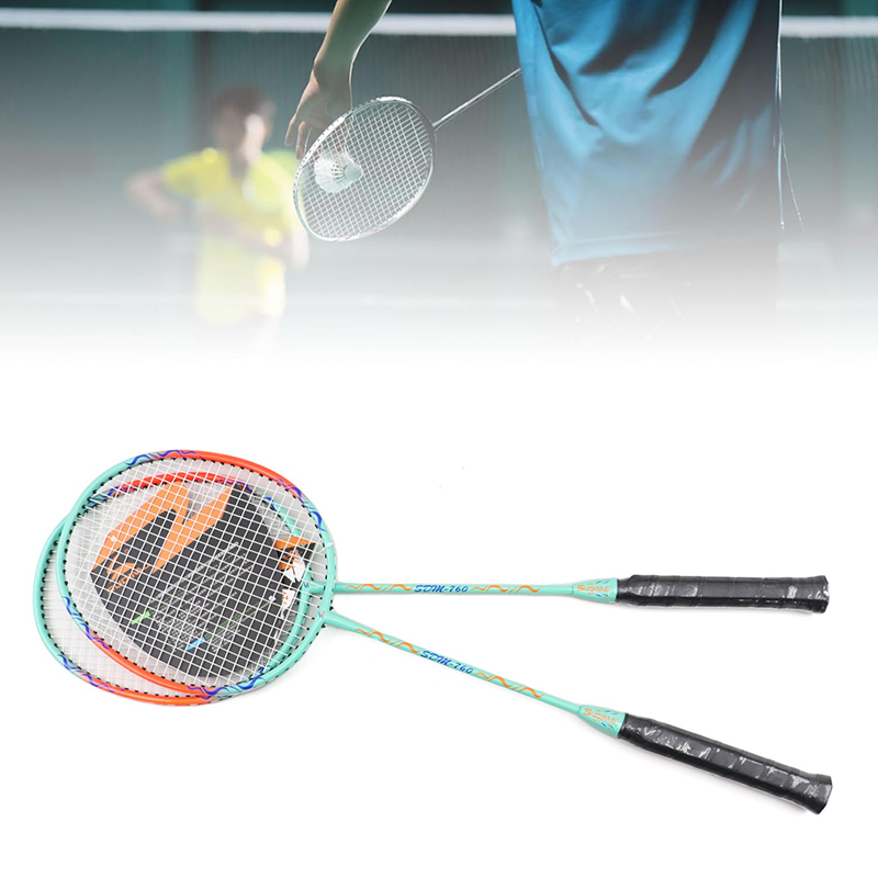 Sports Badminton Racket with Non-Slip Handle Comes with Carrying Bag ...