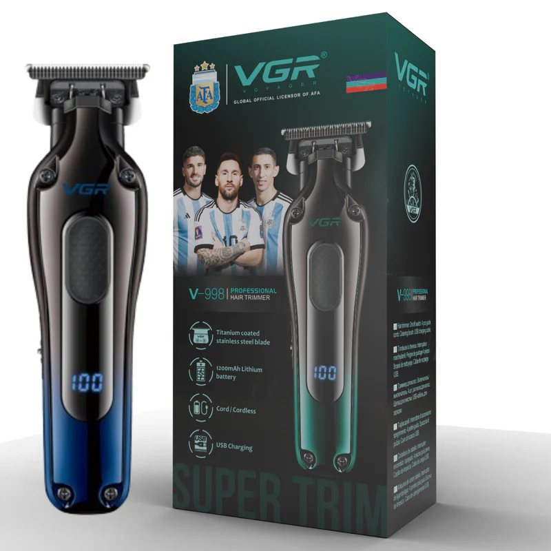 VGR V-998 Professional Hair Clipper Electric Hair Beard Shaver Trimmer ...