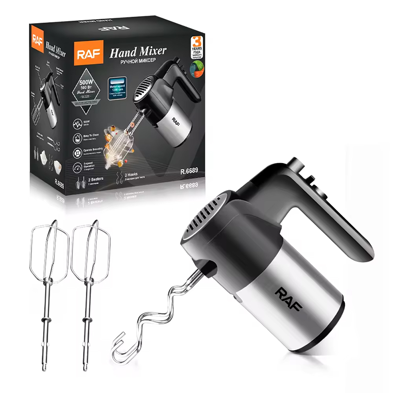 RAF R-6689 Multifunction Portable Mixer Egg Beater Mixer Dough Mixer ...