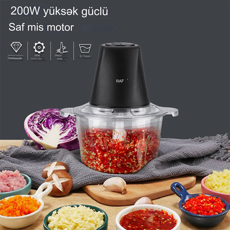 RAF R.7011 Multifunctional Portable Chopper Vegetable Chopper 600W ...