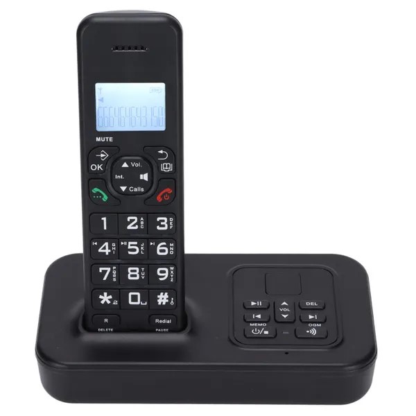 PANAPHONE Digital Cordless Phone Portable Desktop LCD Display Phone For ...