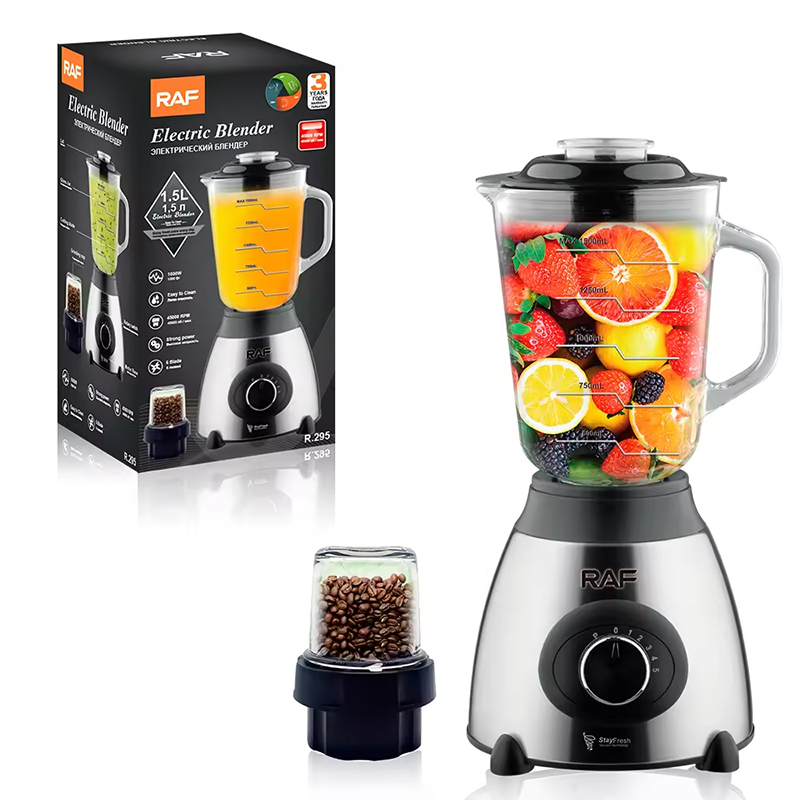 RAF R.295 Electric Blender High Power 1000W Smoothie Blender ...