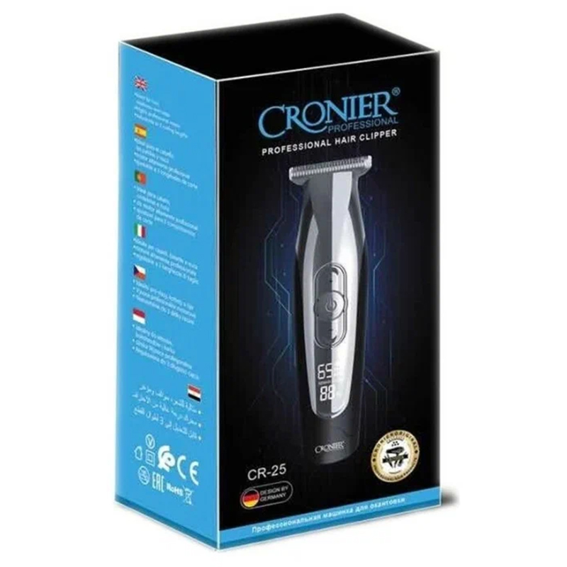 CRONİER CR-25 Ekranlı Simsiz Trimmer Çoxfunksiyalı Təraş Maşını ...