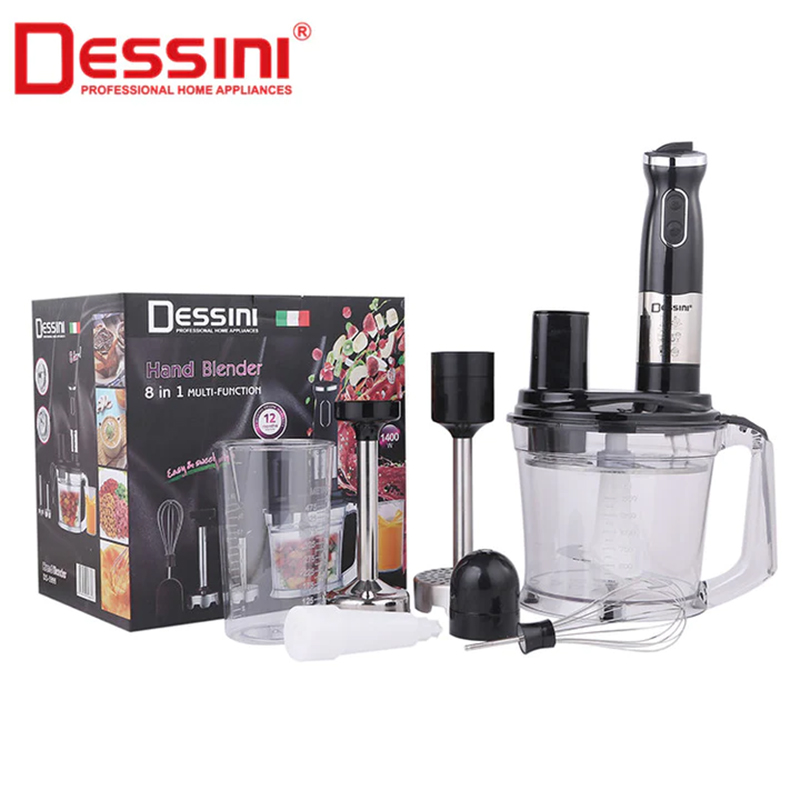 DESSINI DS-5999 Multifunctional 8-in-1 Egg Beater Hand Blender Portable ...