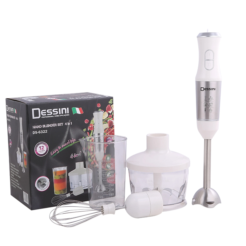 DESSINI DS-6322 Multifunctional 4-in-1 Egg Beater Hand Blender Portable ...