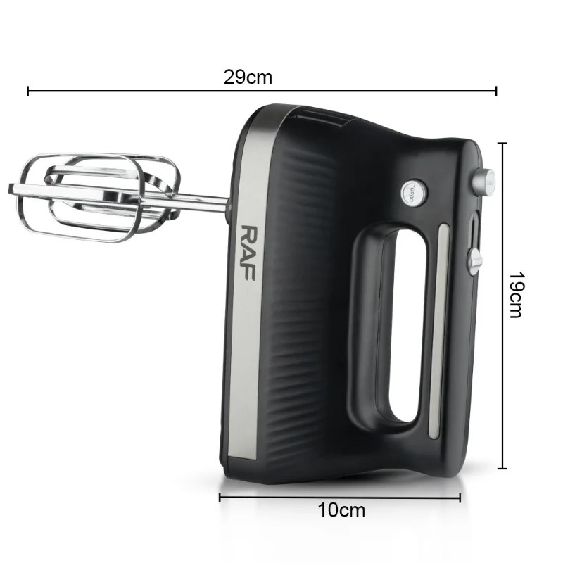 RAF Electric Mini Hand Mixer 500W Power Portable 5 Speed Hand Mixer ...