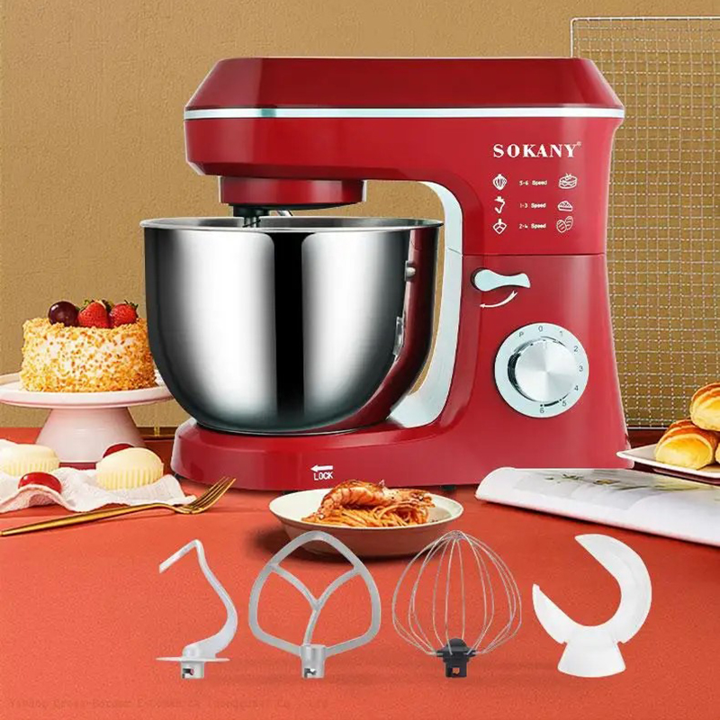 SOKANY 268 Dough Kneading Machine Electric 1100W Power Malik Mixer ...