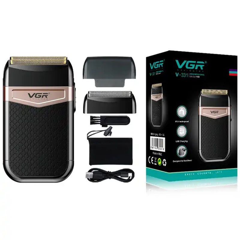 VGR-331 Electric Shaver Mini Facial Shaving Equipment Rechargeable ...