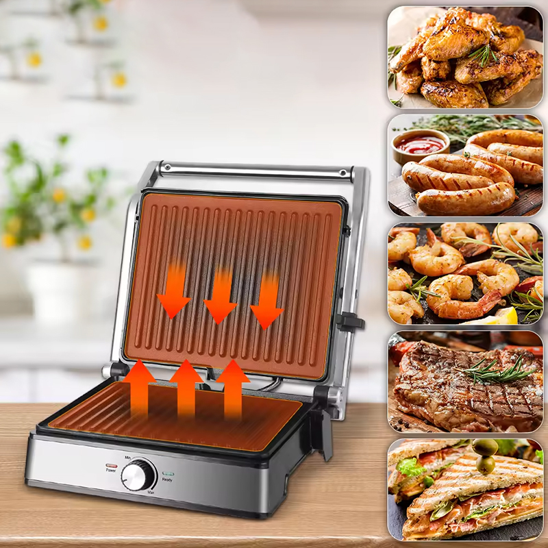 WINNING STAR ST-9337 Elektrikli Toster Yüksək Keyfiyyətli Sendvic ...