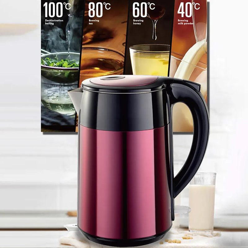 RAF Electric Stainless Steel Kettle 2L Capacity Custom Design Rose Gold ...