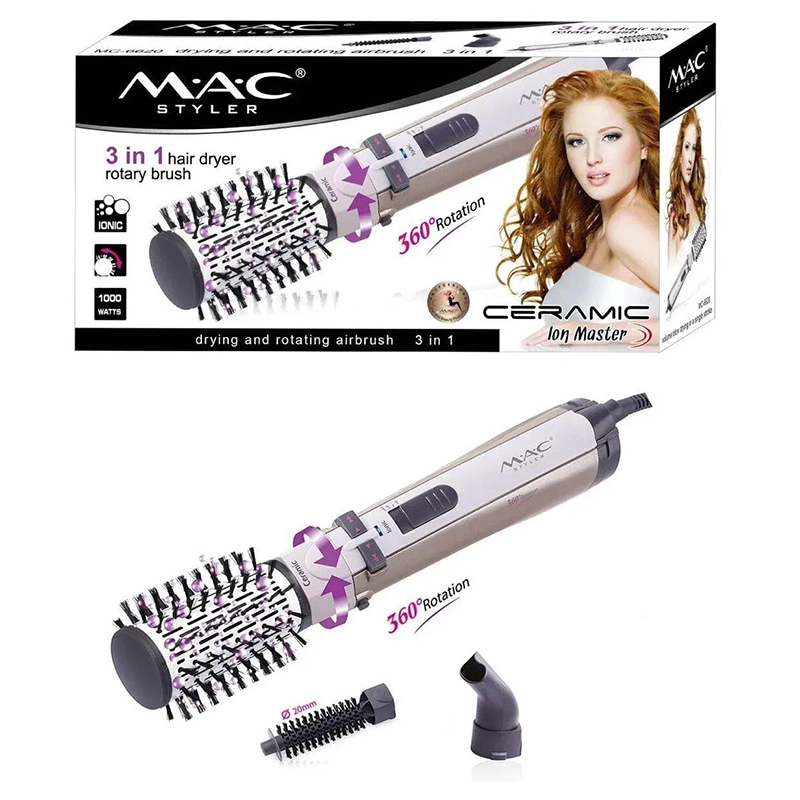 Premium Quality 3-in-1 MAC Styler MC-6620 Ceramic Coated Multistyler ...