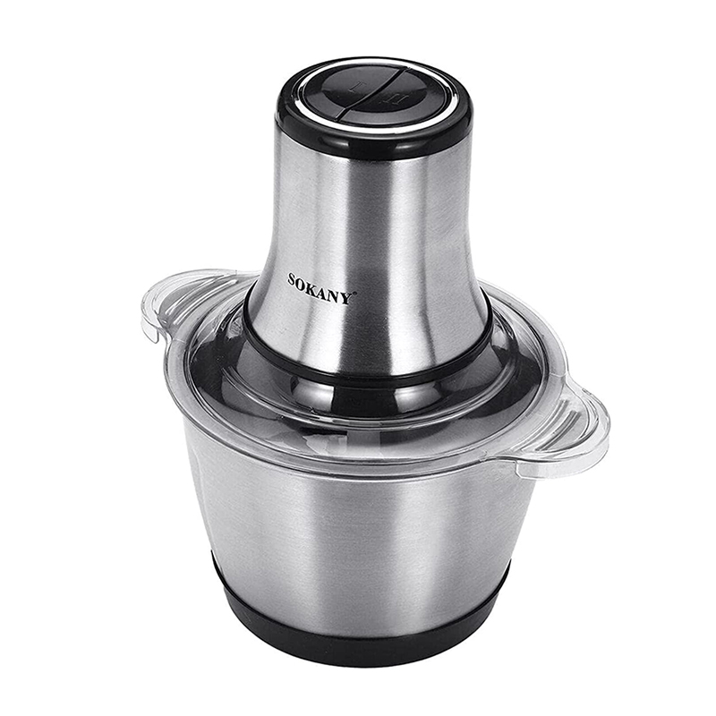 Sokany Electric Stainless Steel Kitchen Chopper 3L 2 Speed Electric ...