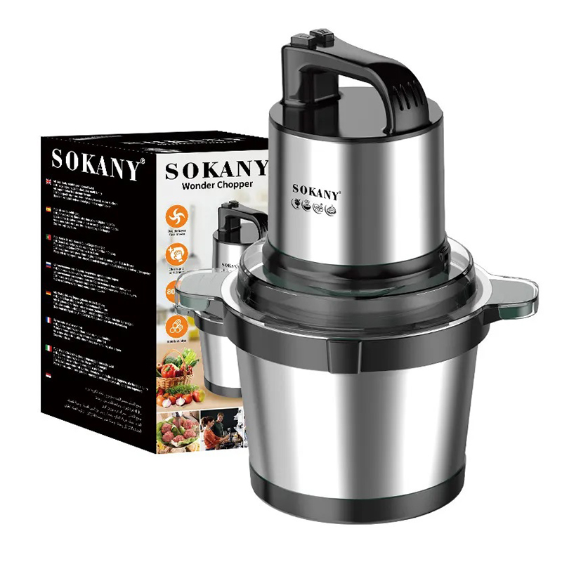 2 Speed SOKANY Electric Kitchen Chopper 800W 4L Capacity Malik Electric ...