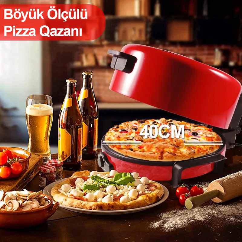 Pizza Maker DSP Kitchen Pizza Tool 2200W Professional Pizza Maker 16 ...