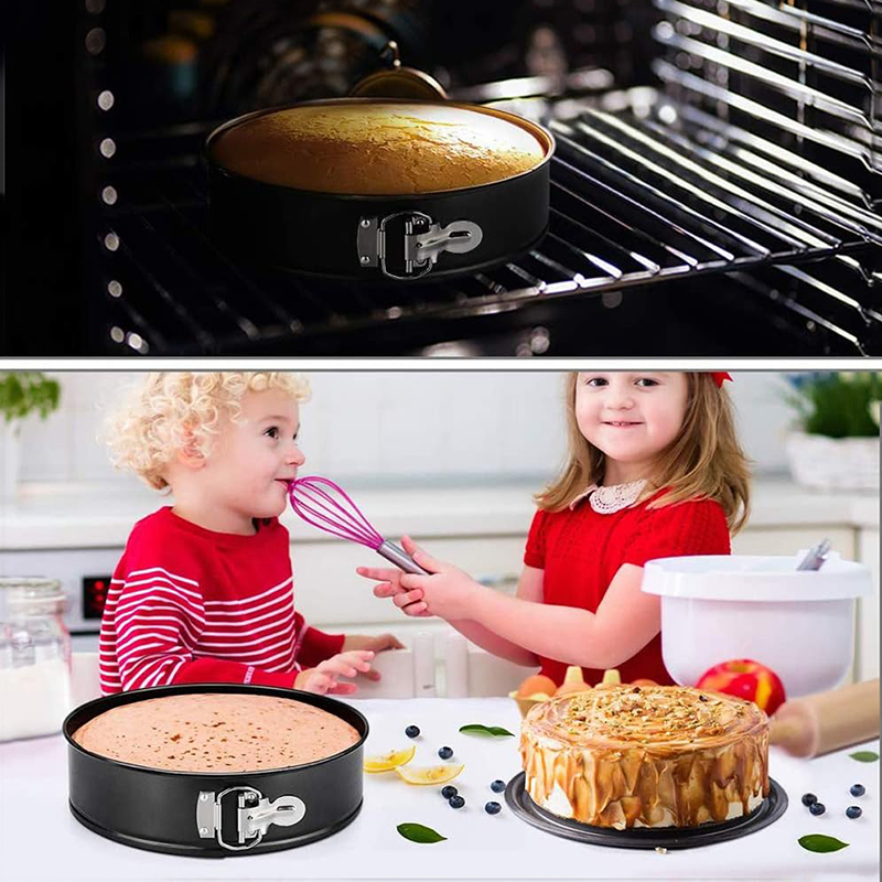 High Quality Stainless Springform Brand Triple Pan Set Non-Stick Round ...